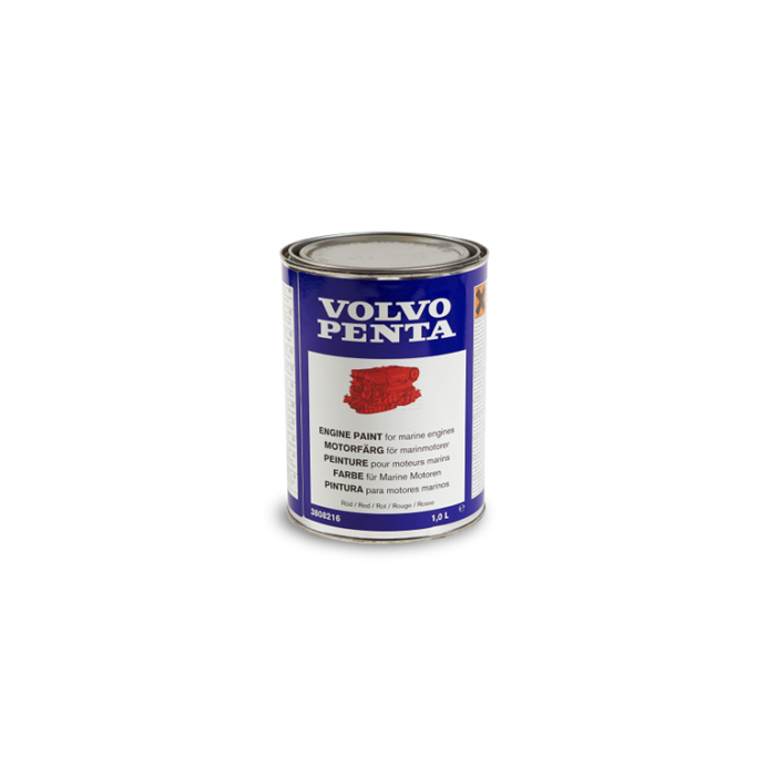 Buy Volvo Penta Engine Paint - Red - 1 Litre - 22618346 Online