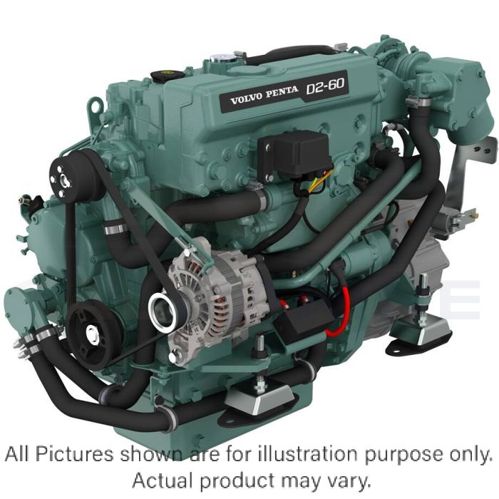 Buy Volvo Penta D2-60 engine + HS25A gearbox - D260-HS25A Online